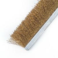 China Conductive Corrosion-Resistant Brass Strip Brush for sale
