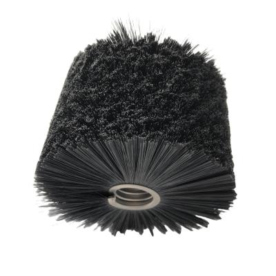 China Customizable Outer Wound Nylon Spring Brush for Industrial Cleaning 50mm to 300mm for sale