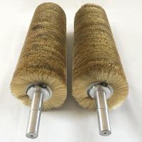 China Cylinder Steel Wire Brush Roller For Metal Polishing Rust Removing for sale