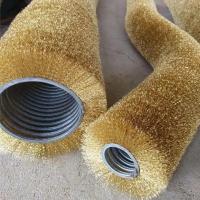 China Customized Copper Wire Spring Brush Outside Wound Brush for Industrial Cleaning 100mm for sale