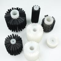 China Industrial Cleaning Cylindrical Wheel Brush Customizable Nylon PP Bristle 100mm for sale