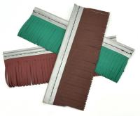 China Industrial Custom Sandpaper Strip Brush for Wood Polishing Grit 60 to 400 for sale
