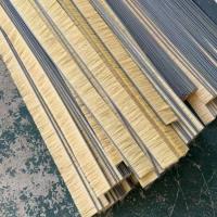 China Custom Sizes Galvanized Channel Sanding Tampico Sisal Strip Brushes For Polishing for sale