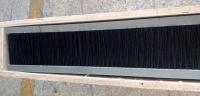 China PVC Industrial Flocking Strip Brush with Front Edge Water Brush for CNC Punching Machines - Custom Sizes & Materials for sale
