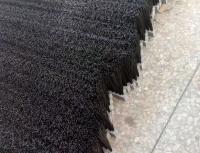 China PVC Industrial Flocking Strip Brush with Front Edge Water Brush for CNC Punching Machines - Custom Sizes & Materials for sale