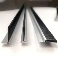 China Custom Nylon PP Strip Brush 10mm x 5m for Draught Proofing Sealing for sale