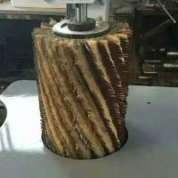 China Customizable Sisal Emery Cloth Roller Sander Brush for Polishing Grit 80-600 for sale