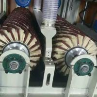 China Customizable Sisal Emery Cloth Roller Sander Brush for Polishing Grit 80-600 for sale