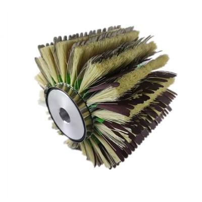 China Customizable Sisal Emery Cloth Roller Sander Brush for Polishing Grit 80-600 for sale