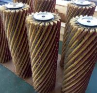 China Customized Sisal Sandpaper Polishing Brush Roller 80-600 Grit for Wood Sanding for sale