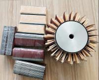 China Customized Sisal Sandpaper Polishing Brush Roller 80-600 Grit for Wood Sanding for sale