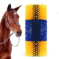 China Half Round Cow Body Brush for Cattle Cleaning Massage Wash Hair Brush Milk for sale