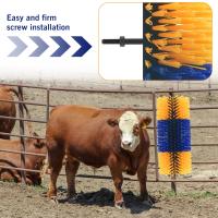China Half Round Cow Body Brush for Cattle Cleaning Massage Wash Hair Brush Milk for sale