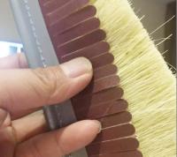 China Custom Sisal Sandpaper Strip Brush 80-600 Grit Wood Polishing Brush Industrial for sale