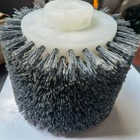 China Nylon / Abrasive / Scouring Pad Shoe Cleaning Roller Brush For Shoe Cleaning Machines for sale