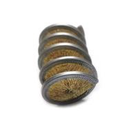 China Wire Descaling Inverted Brass Steel Wire Spiral Coil Brush for Rust Removal OD 25mm for sale