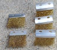 China Laser Guide Pure Copper Wire Clean Copper Brush H-Type Aluminum Alloy Copper Wire Brush for sale
