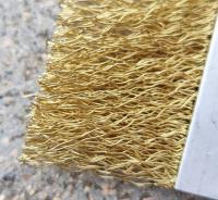 China Laser Guide Pure Copper Wire Clean Copper Brush H-Type Aluminum Alloy Copper Wire Brush for sale