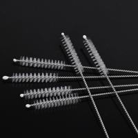 China 175*10MM Test Tube Spout Laboratory Beaker Straw Cleaning Pipe Brush for sale