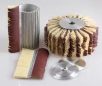China Tampico Fiber Sanding Roller Brush with Sandpaper and Sisal Strip Brushes 80-400 Grit for sale