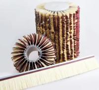 China Customized Sisal Sandpaper Strip Brush Roller 180mm 220mm 280mm for Wood Polishing for sale