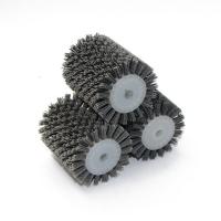China Nylon Bristle Abrasive Wheel Brush 100x120x13mm for Wood Polishing and Deburring for sale