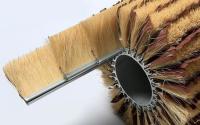 China Industrial Custom Size OEM Sisal Sandpaper Roller Brush for Wood Polishing 180mm 300mm for sale