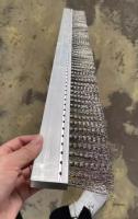 China Industrial Strip Brush 6061 Aluminum Base Stainless Steel Wire 0.08-0.5mm Customizable for sale