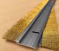 China Customizable 0.2 Brush Wire Copper Wire Strip Brush For Industrial Machine Seal for sale