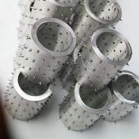China Custom Perforation Roller for Woven Sack Industries Stainless Steel Perforating Pinned Roller 50mm for sale
