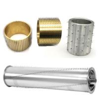 China Custom Perforation Roller for Woven Sack Industries Stainless Steel Perforating Pinned Roller 50mm for sale
