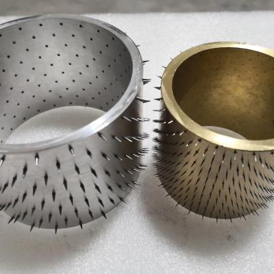 China Custom Micro Perforation Needle Roller for Plastic Textile Industry Stainless Steel 0.5mm Needle for sale