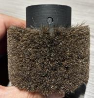 China Industrial Custom Roller Brush Horsehair Material Cylindrical Brush 100mm for Cleaning for sale