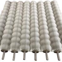 China Custom 0.3mm-0.5mm Silk Nylon Roller Brush for Potato Peeling Machine for sale