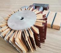 China Customizable Size Sandpaper Sisal Roller Brush For Polishing Jeans for sale