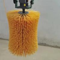 China Nylon / Pp Brush Silk Cattle Body Scratching Roller Brush For Farm Animal Massage for sale