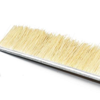 China Tampico Fiber Sisal Strip Brush for Woodworking Polishing 6 Inch Width Customizable for sale