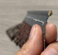 China Aluminum Oxide Strip Brush Sandpaper Brush Grit 80-600 for Wood Furniture Polishing for sale