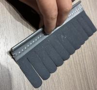 China Silicon Carbide Sandpaper Strip Brush 240 360 Grit for Wood Polishing Custom Size for sale