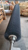 China Industrial Custom Silicon Carbide Roller Brush Abrasive Roller Brush For Textiles for sale