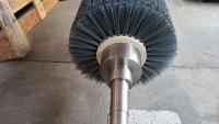 China Industrial Custom Silicon Carbide Roller Brush Abrasive Roller Brush For Textiles for sale