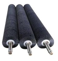 China Industrial Custom Silicon Carbide Roller Brush Abrasive Roller Brush For Textiles for sale