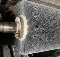China Industrial Custom Silicon Carbide Roller Brush Abrasive Roller Brush For Textiles for sale