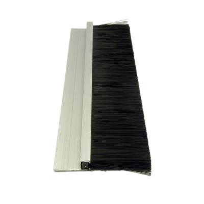 China Brush Strip Garage Door Seal Brush With Metal Support for sale