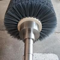 China Custom Industrial Silicon Carbide Abrasive Nylon Wire Brush Roller for sale