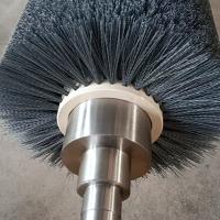 China Custom Industrial Silicon Carbide Abrasive Nylon Wire Brush Roller for sale