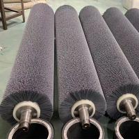 China Customized 240 Grit Abrasive Wire Roller Brush For Polishing for sale