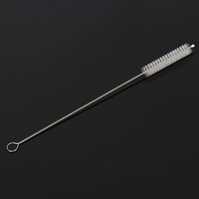 China Customized Long Straw Brush Nylon Pipe Tube Cleaner Cleaning Brush for sale