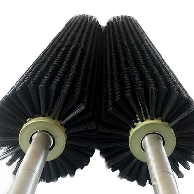 China Custom Size Roller Brush Nylon Material Brushes For Garlic Peeled Potatoes for sale