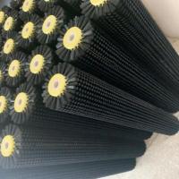 China Industrial Custom Color Nylon Roller Brush For Printing Industry Cleaning for sale